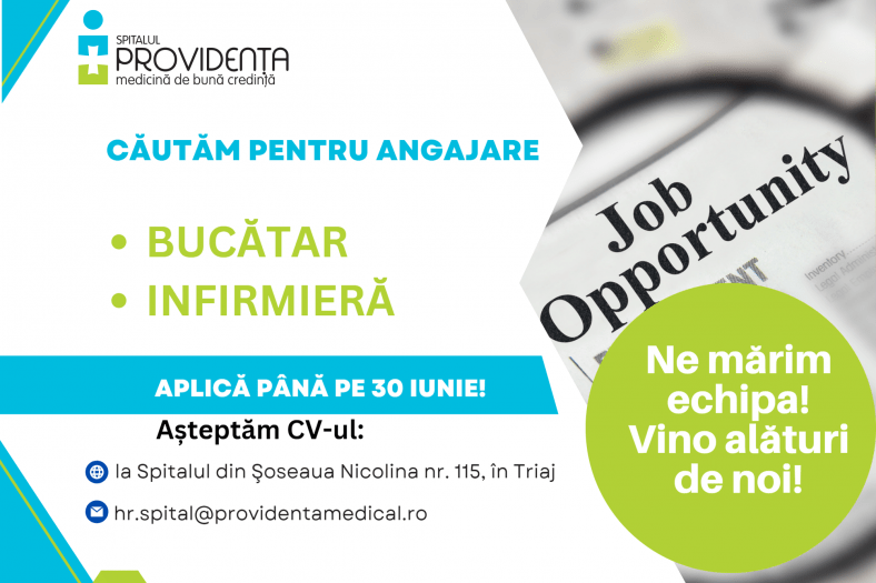 Spitalul Providența își mărește echipa! | Providența - Policlinică și ...
